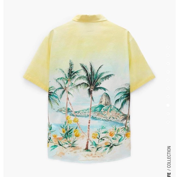 Zara | Shirts | Nwt Zara Man Palm Tree Relaxed Fit Shirt Size Xl | Poshmark